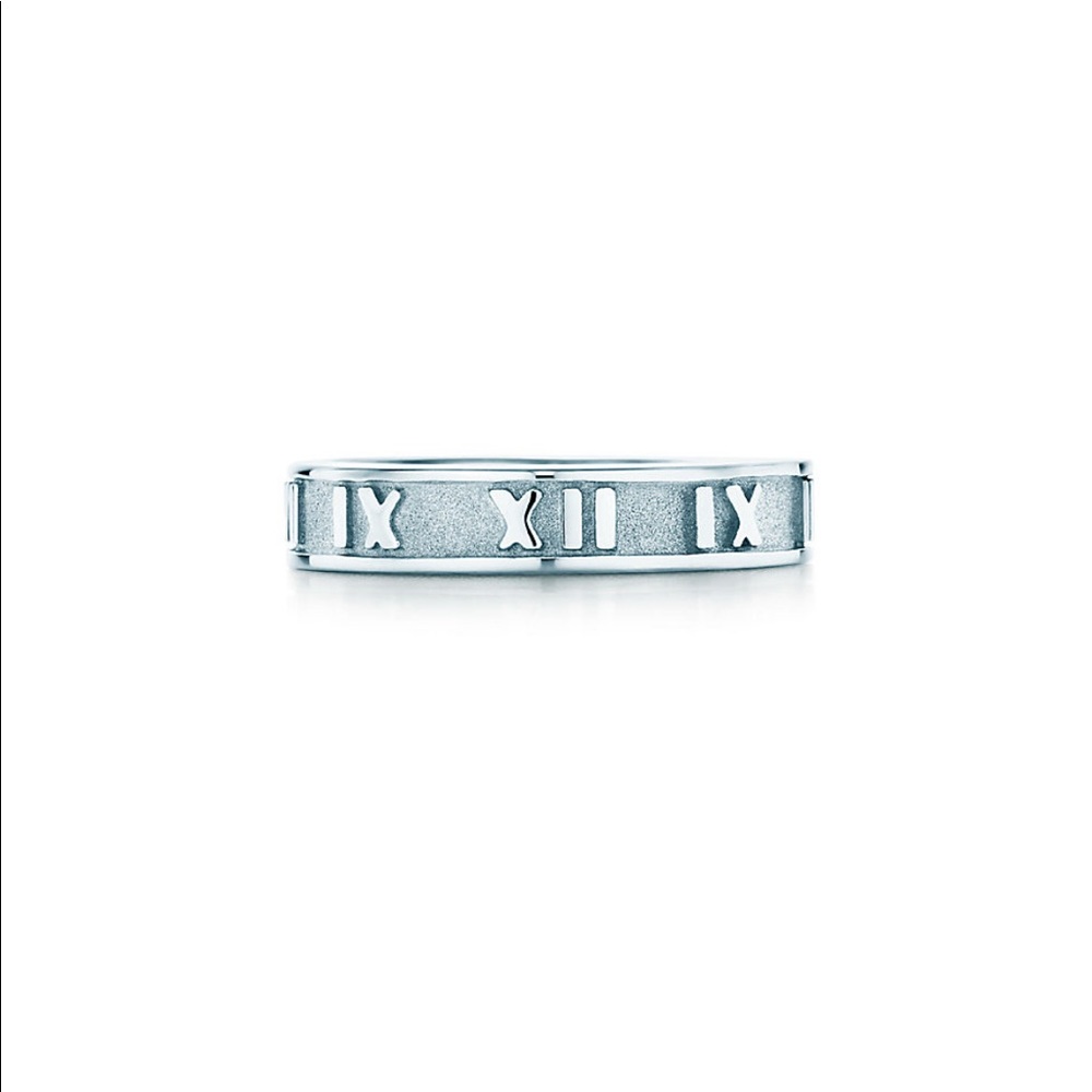 Tiffany’s Atlas Roman Numerals Ring - Gem